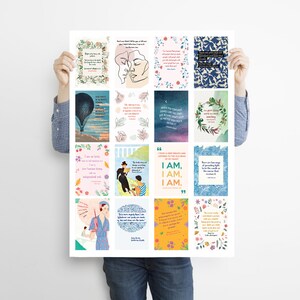 Female Authors Poster, Feminist Print, Literary Quotes, Inspirational ...