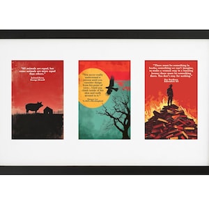 Classic Book Quotes, Book Posters Set of 16 DIGITAL Downloads, English ...