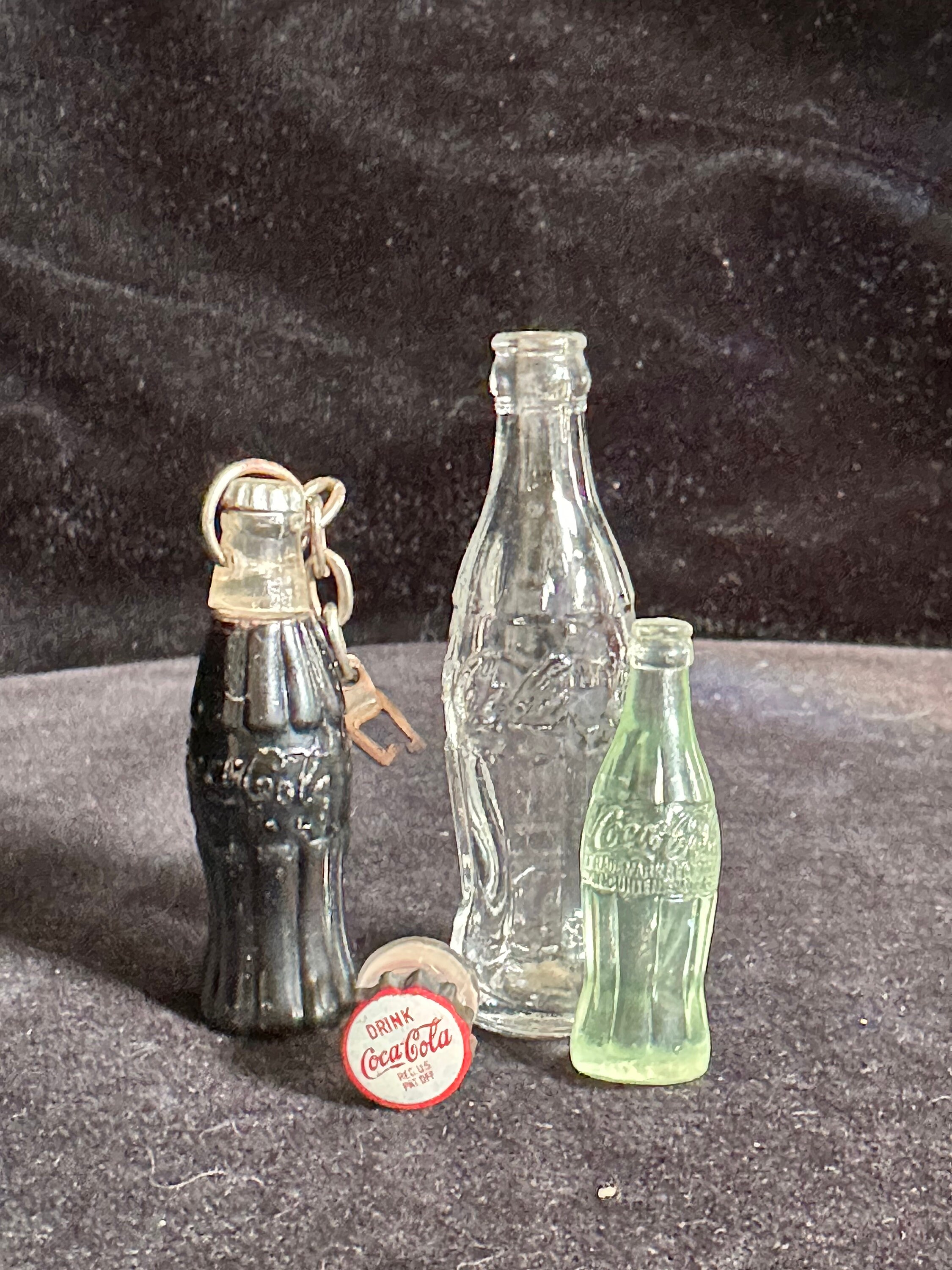 Vintage Miniature Coca-cola Bottles: 1960s Glass & Plastic, Made in USA ...