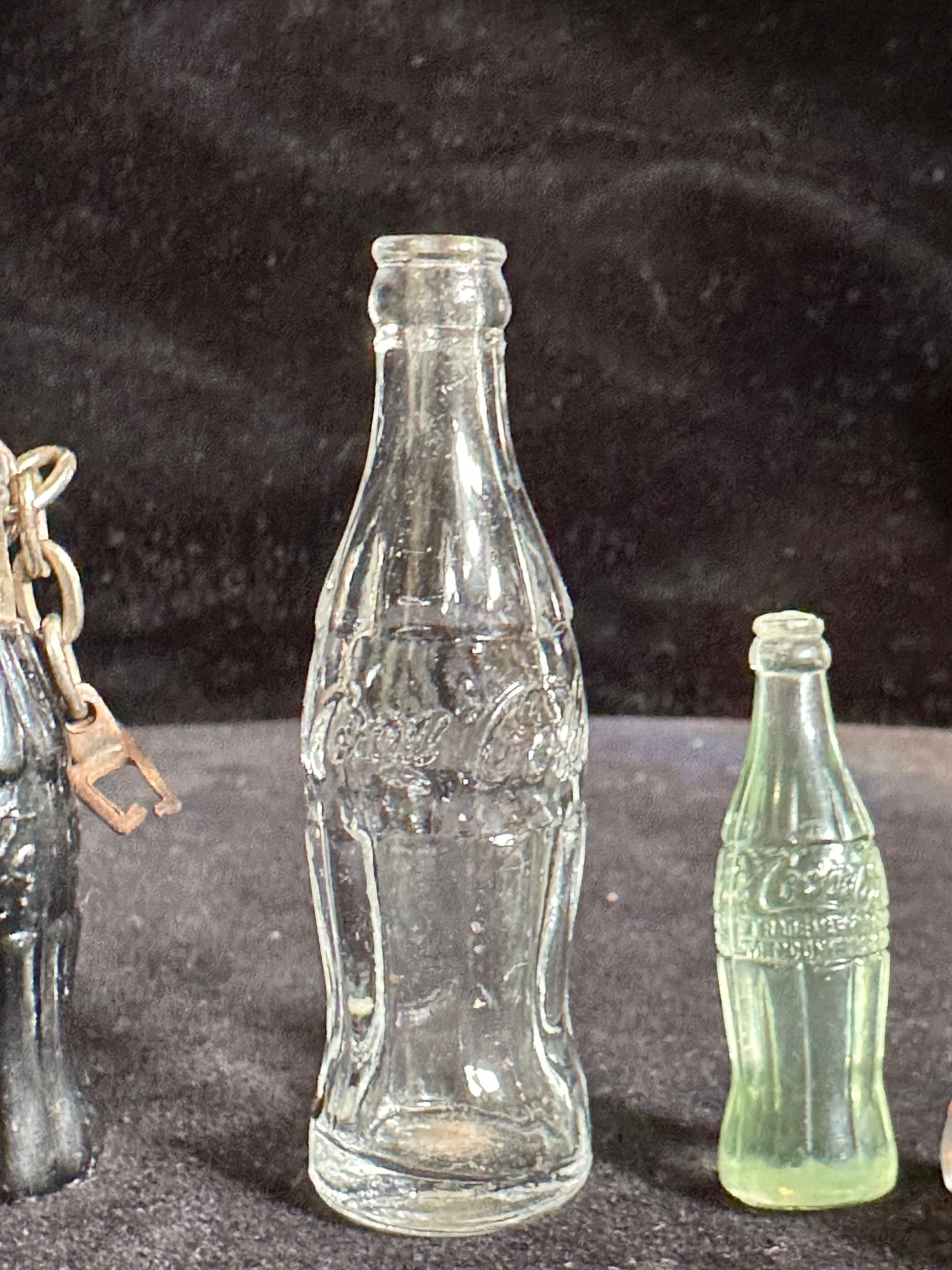 Vintage Miniature Coca-cola Bottles: 1960s Glass & Plastic, Made in USA ...
