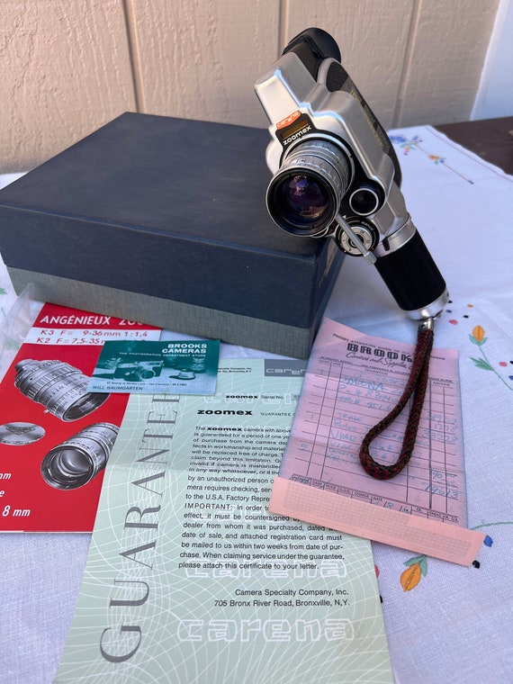 Vintage Carena Zoomex 8mm Film Camera Piera Angenieux Zoom - Etsy