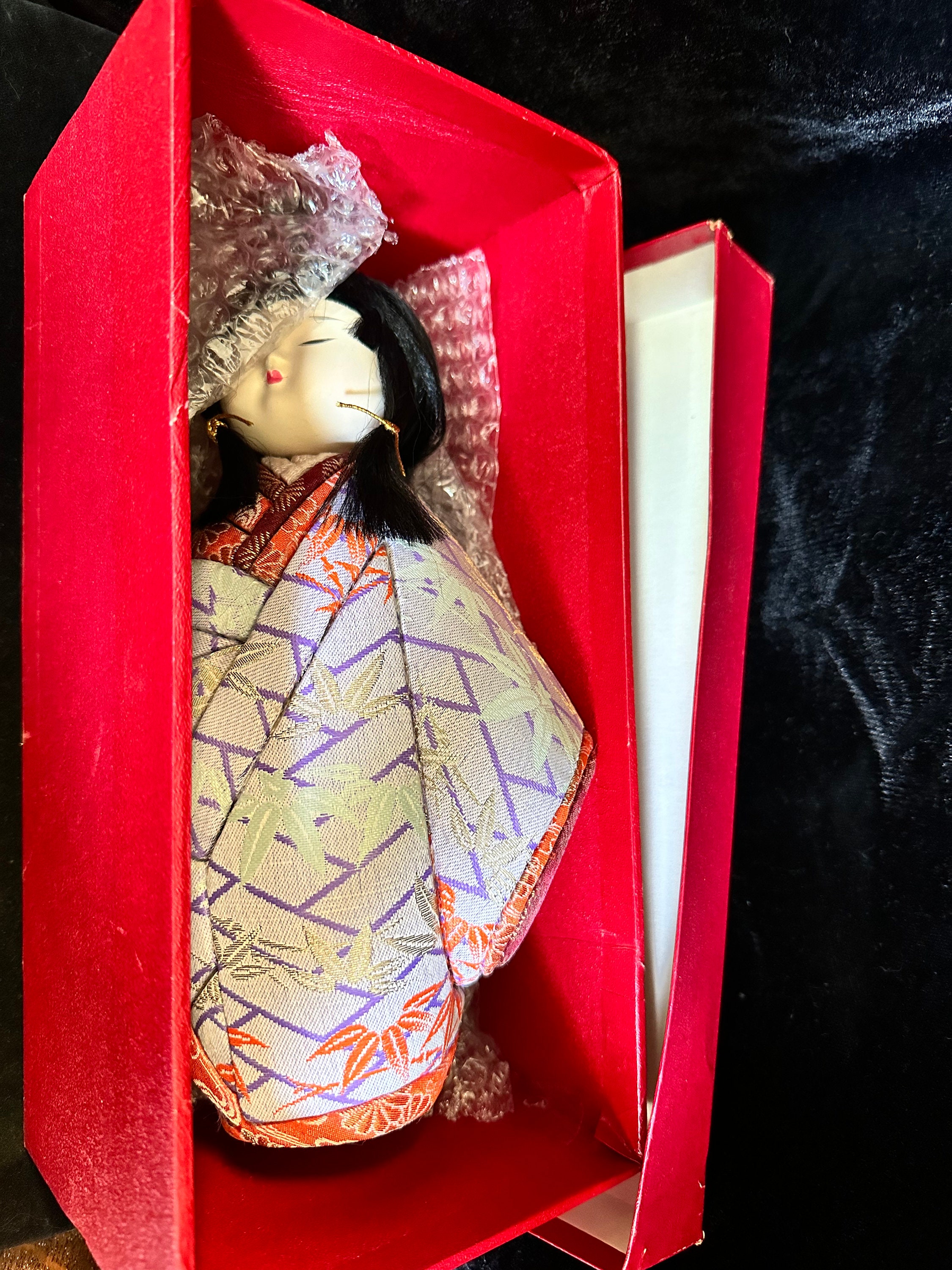 Vintage Okimono Kimekomi Japanese Woman in Layered Kimonos - Etsy