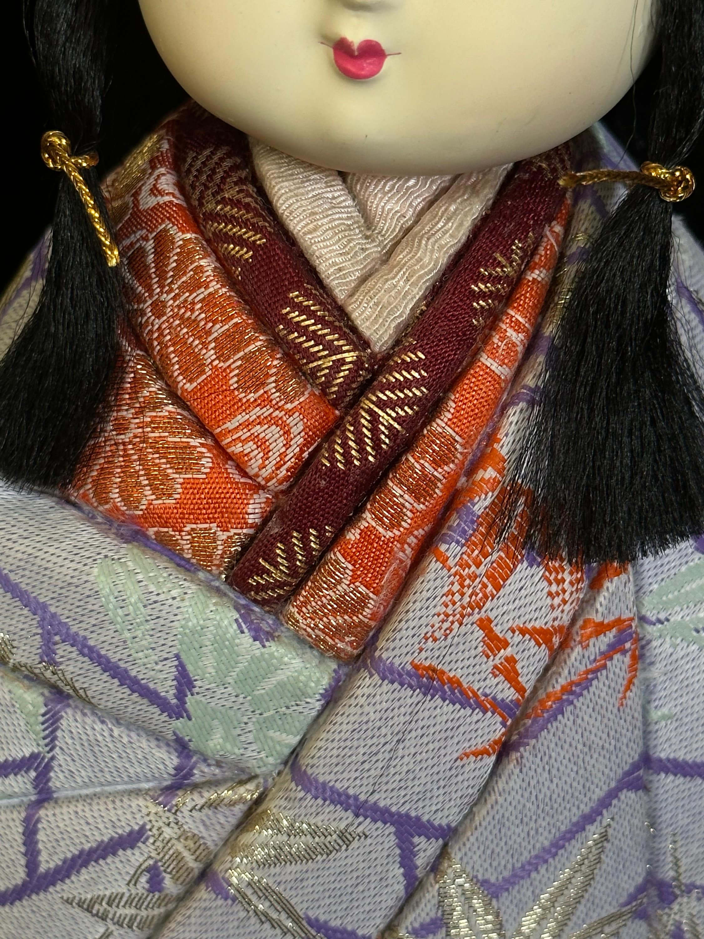 Vintage Okimono Kimekomi Japanese Woman in Layered Kimonos - Etsy