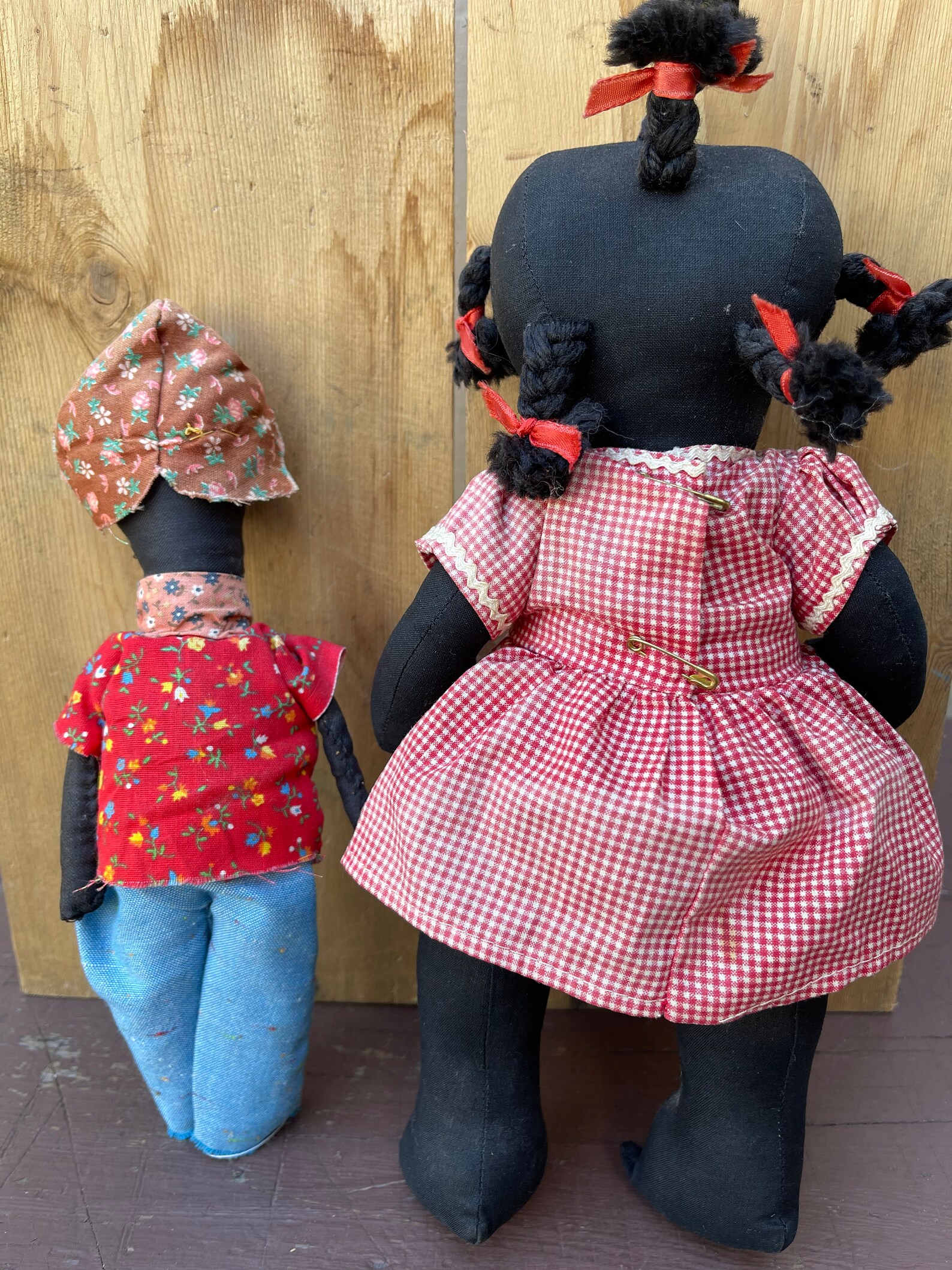 Vintage 1960s African American Rag Dolls Baby Girl With - Etsy