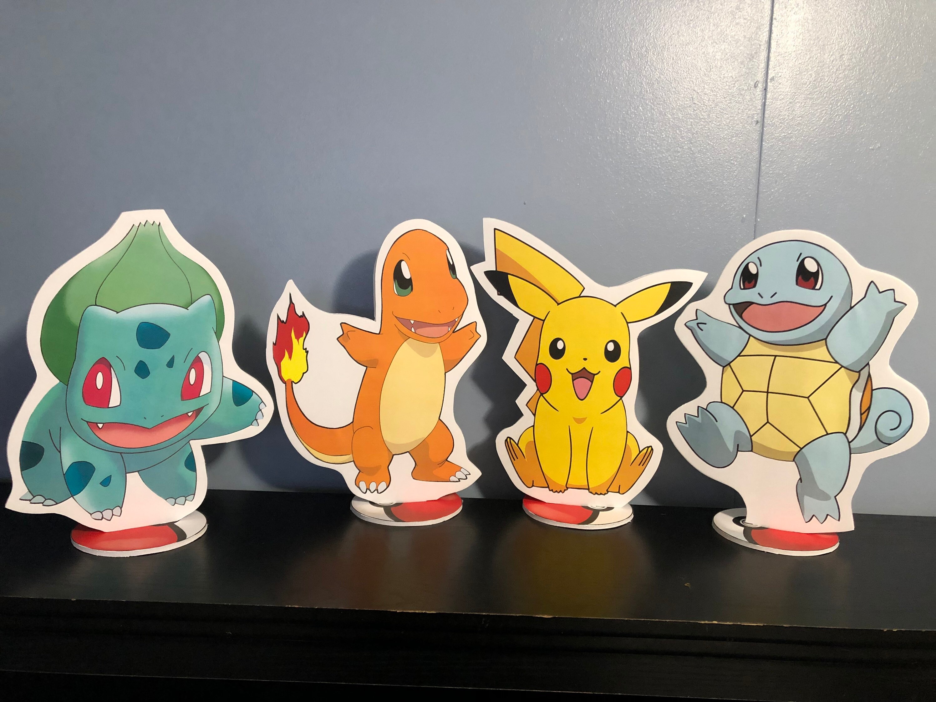 Pokemon Centerpieces Pokémon Centerpiece Cutouts Pokémon - Etsy