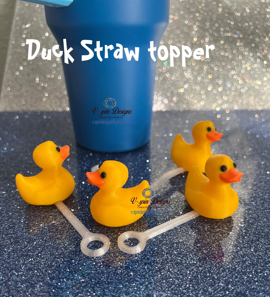 3D Printed Duck Straw Topper/cruise Buddy/cruise Duck Straw Cover/cute ...