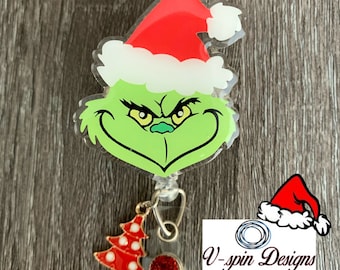 Grinch Id Badge Holder | Etsy