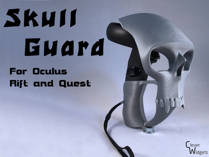 Skull Guard for the Oculus Rift and Quest Touch Controller Cutlass Grip ...