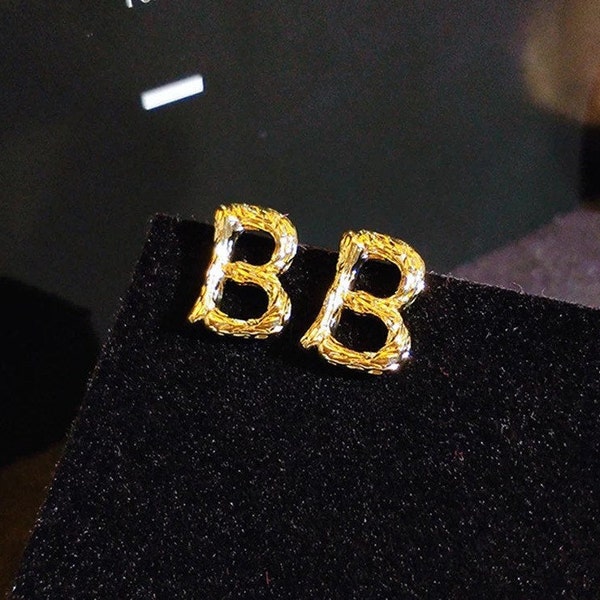 Letter B Earrings - Etsy