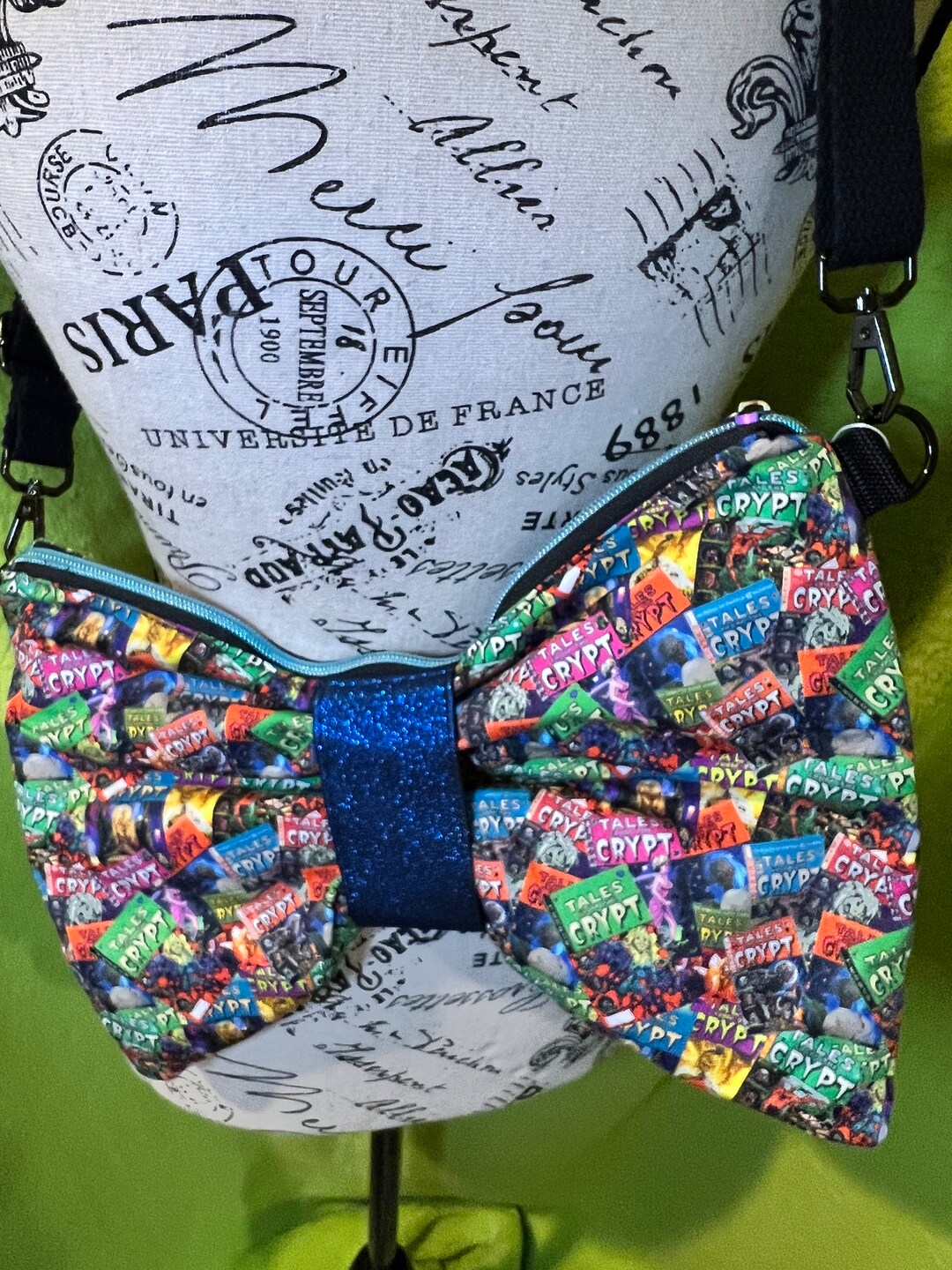 Custom Tales From the Crypt Bow Shaped Crossbody Bag - Etsy