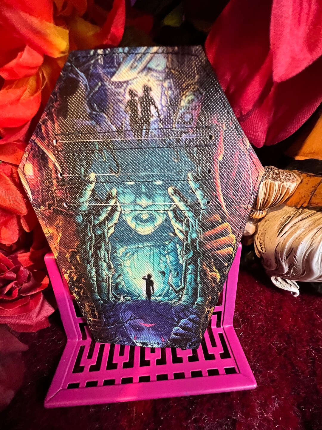 Pinhead Coffin Shaped Change Purse With Zipper and Card Slots-mini - Etsy