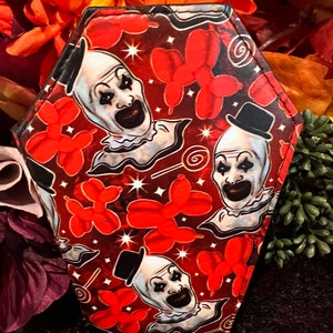 Terrifier Art the Clown Coffin Shaped Wallet-large and Small - Etsy