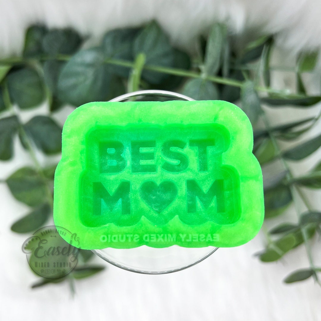 Best Mom Layered Keychain Silicone Mold, Resin Mold, Mother’s Day Mold ...