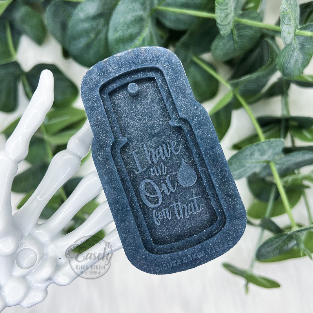 Essential Oil Keychain Silicone Mold, Resin Mold, Handmade Silicone ...