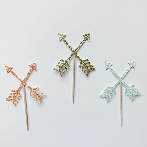Arrow Cupcake Topper - Etsy