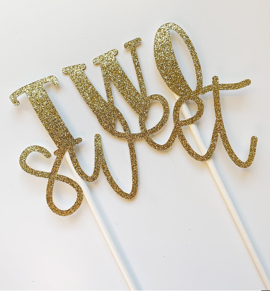 Two Sweet Cake Topper Second Birthday Birthday Cake Topper - Etsy