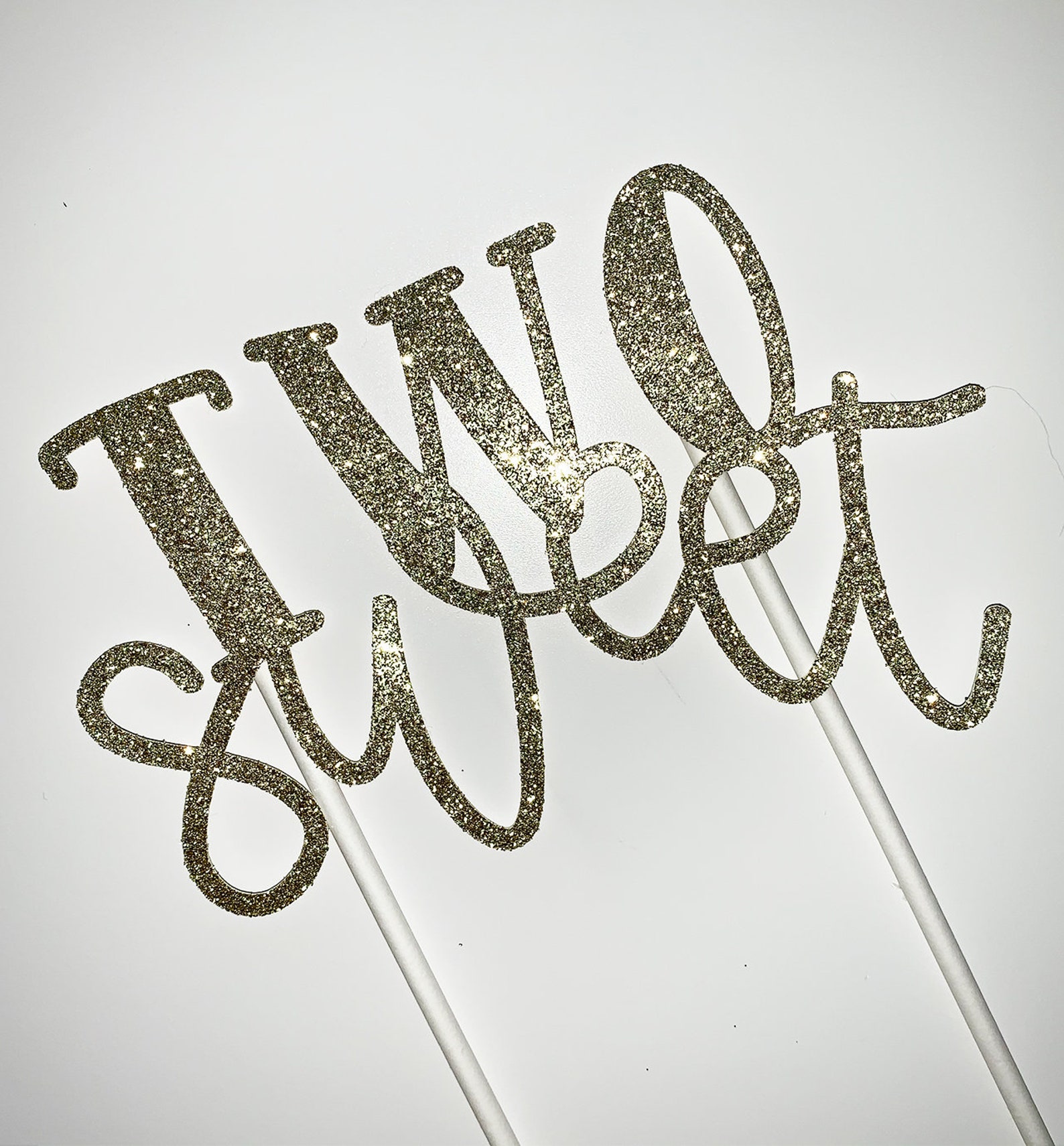 Two Sweet Cake Topper Second Birthday Birthday Cake Topper | Etsy