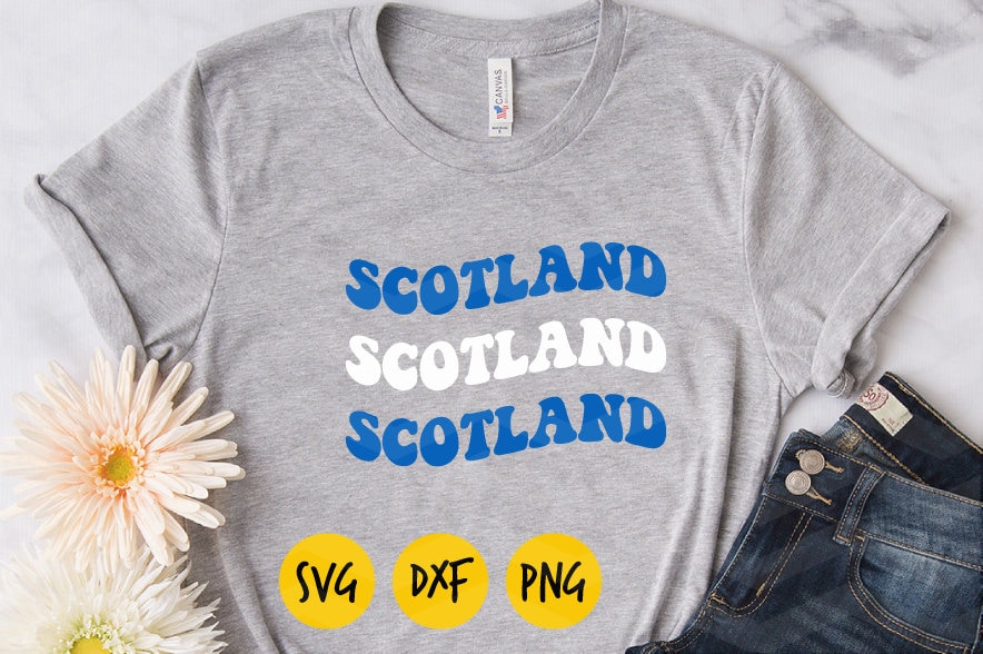 Scotland Svg, Scotland Groovy Svg, Scotland Flag,scotland Love Svg ...