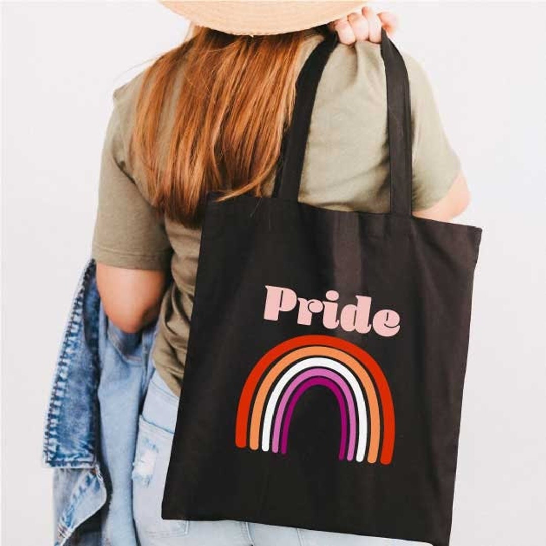 Pride Svg, Lesbian Falg Svg, Pride Flag Silhouette Svg, Lesbian Retro ...