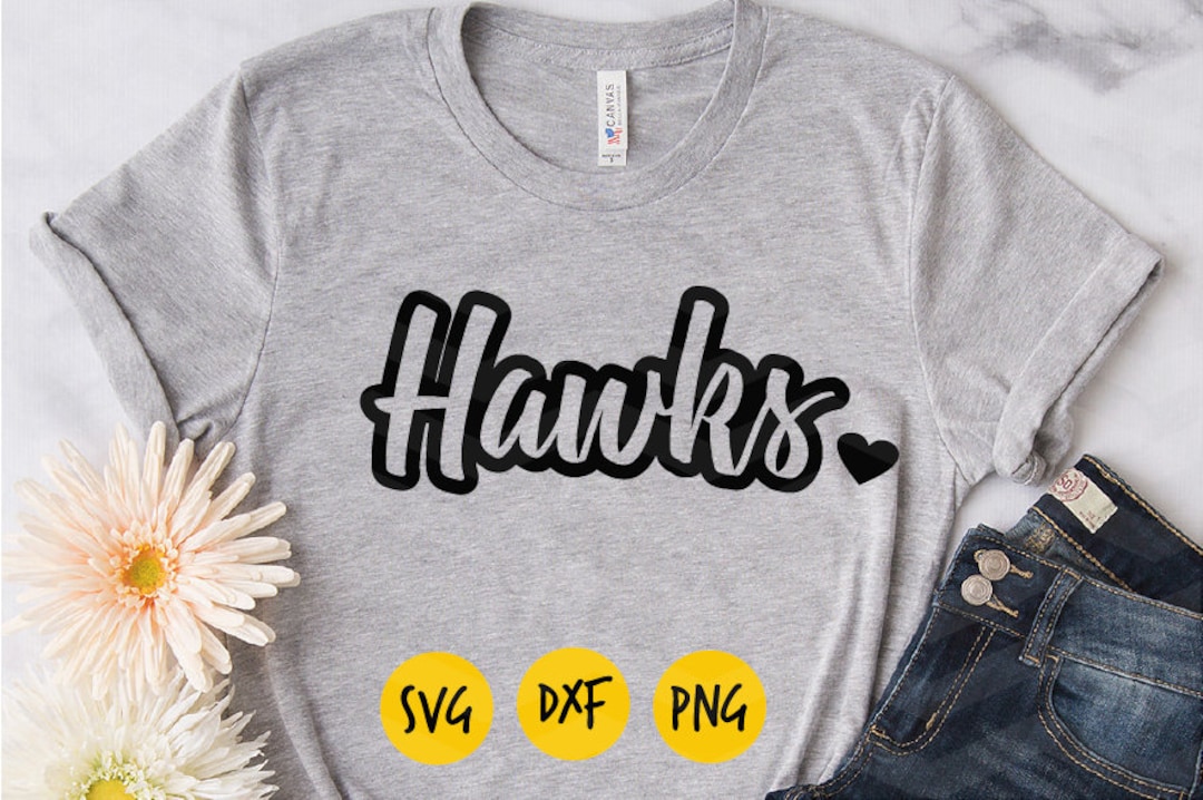 Hawks Svg, Hawks Heart Svg, Hawks Pride, I Love Hawks, Bird Watching ...