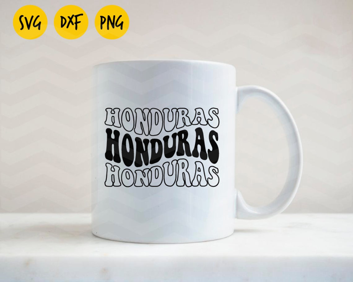 Honduras Svg Honduras Groovy Svg Honduras Flaghonduras Love - Etsy