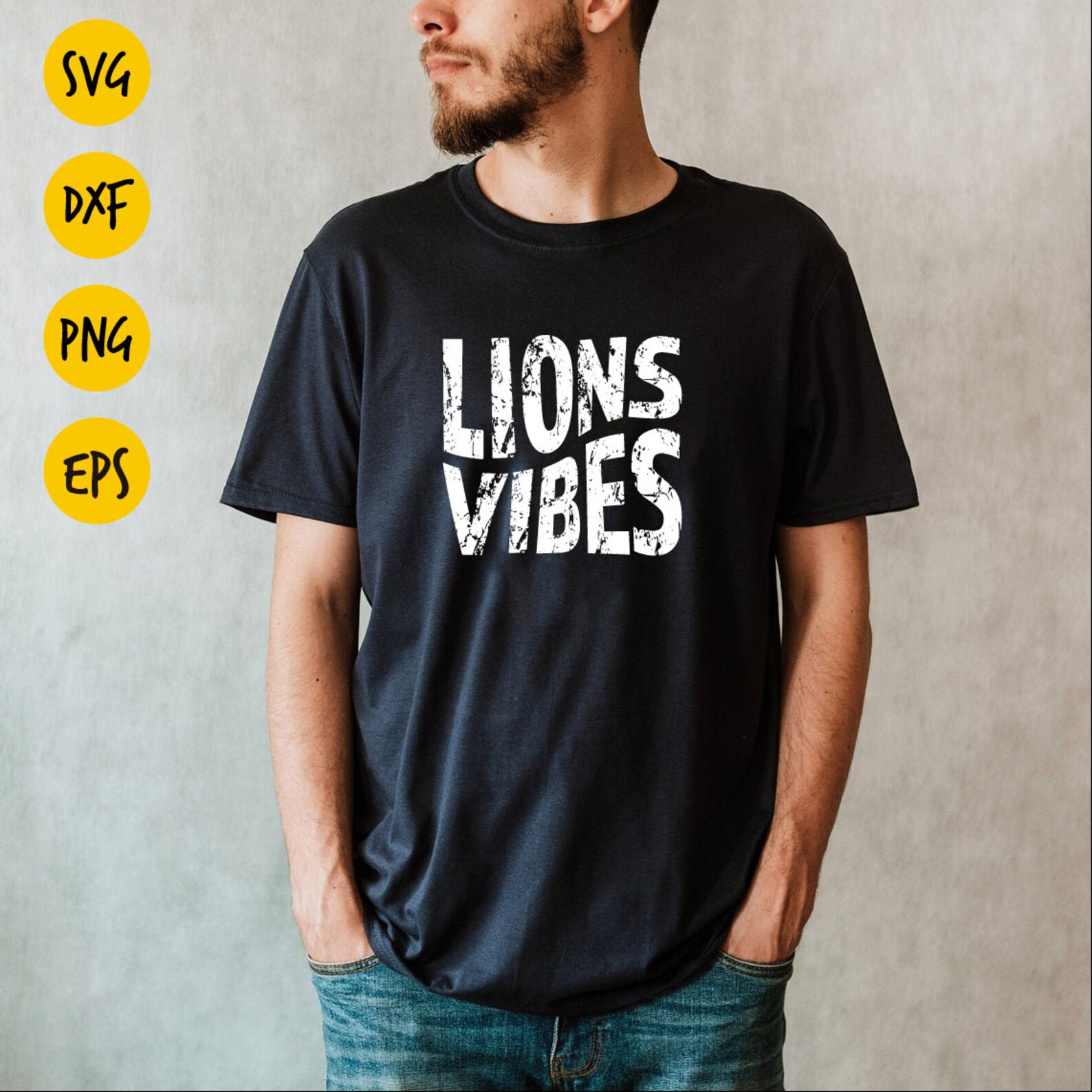 Lions Svg Lions Vibes Svg Lions Distressed Lions Png Go - Etsy