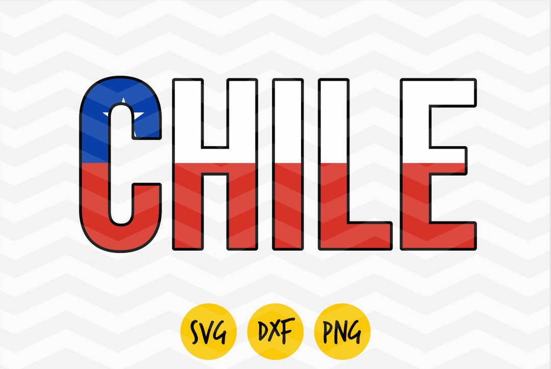 Chile Svg, Chile Groovy Svg, Chile Flag,chile Leopard Svg,chile Love ...