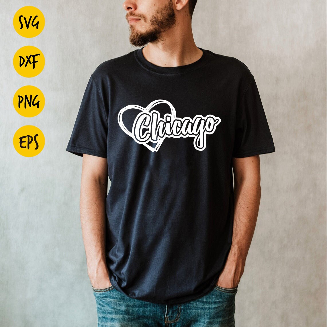 Chicago Svg, Chicago Heart Svg, Chicago Leopard Svg,chicago Love Svg ...