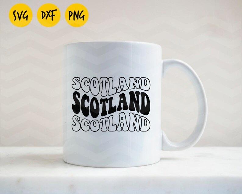 Scotland Svg, Scotland Groovy Svg, Scotland Flag,scotland Love Svg ...