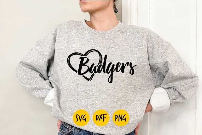 Badgers Svg, Go Badgers Png, Badger Svg Png Dxf Eps, Badgers Lady ...