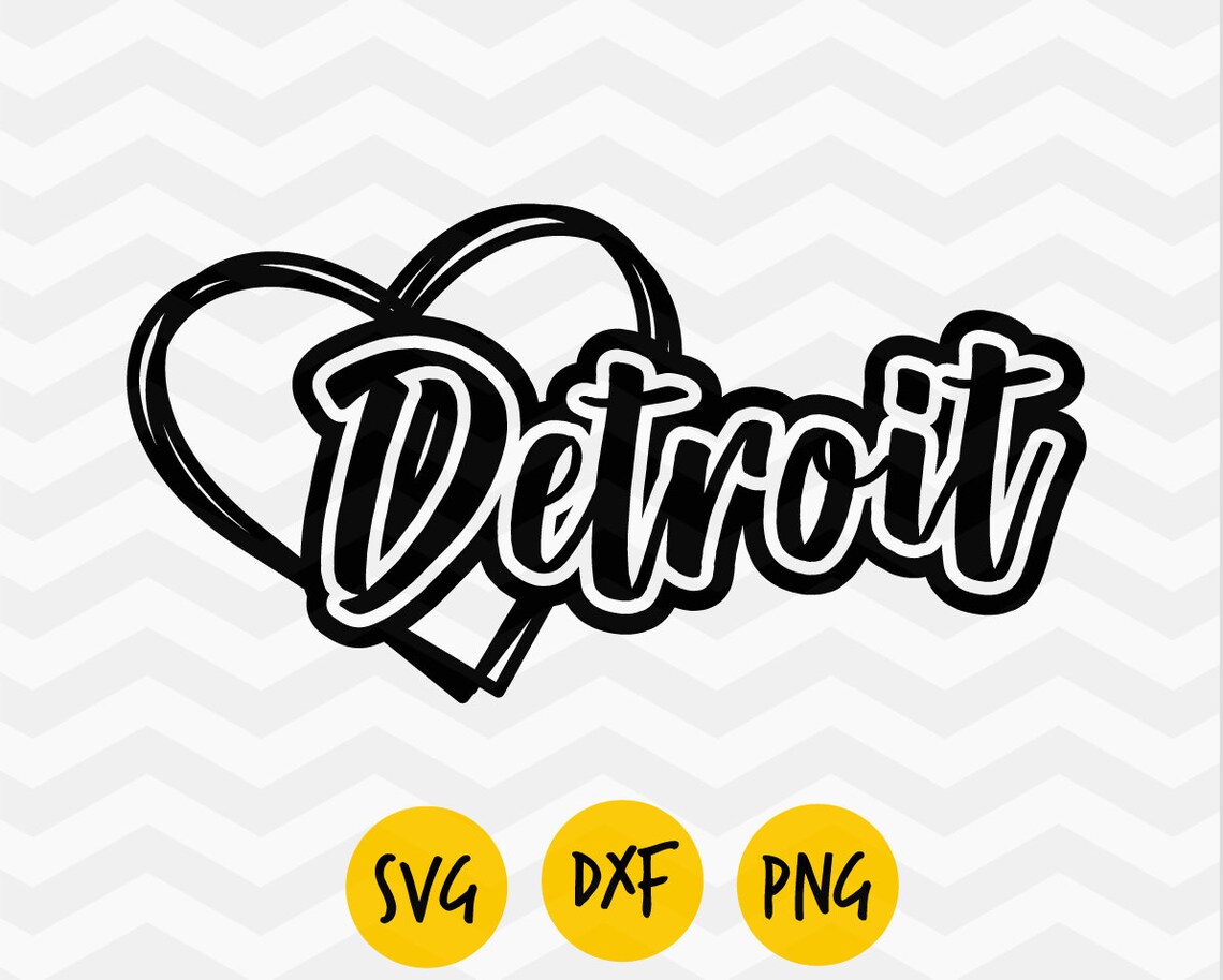 Detroit Svg, Detroit Heart Svg, Detroit Leopard Svg,detroit Love Svg ...