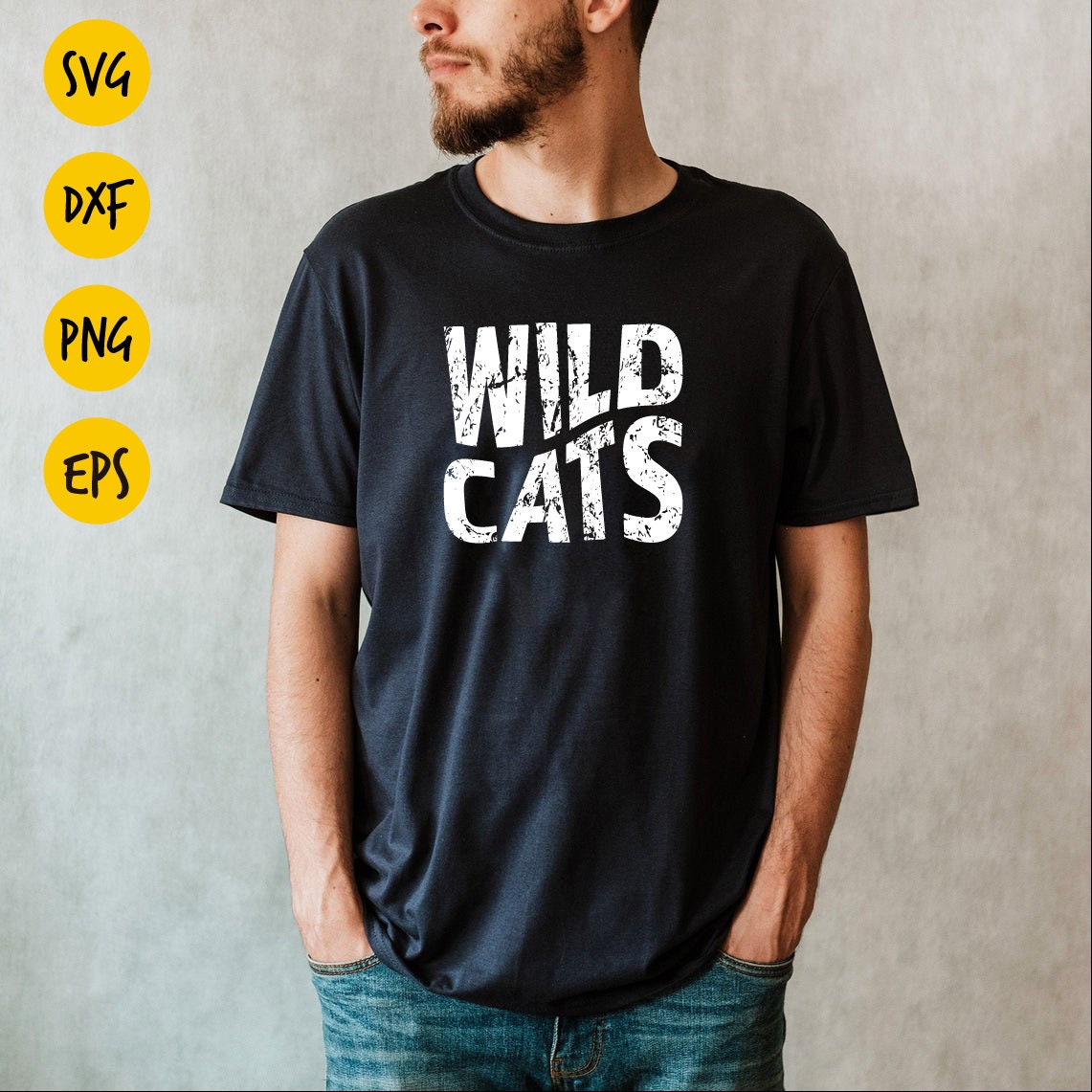 Wildcats Svg Wildcats Retro Distressed Wildcats Wildcats - Etsy