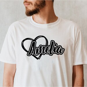 Amelia Svg, Amelia Heart Svg, I Love Amelia, Sister Svg, Girlfriend Svg ...