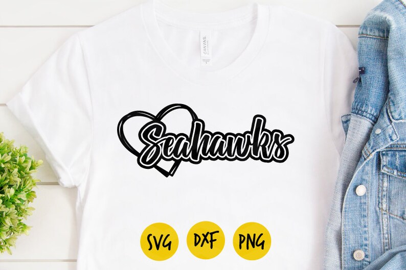 Seahawks Svg, Seahawks Heart Svg, Seahawk Png, I Love Seahawks, Bird ...