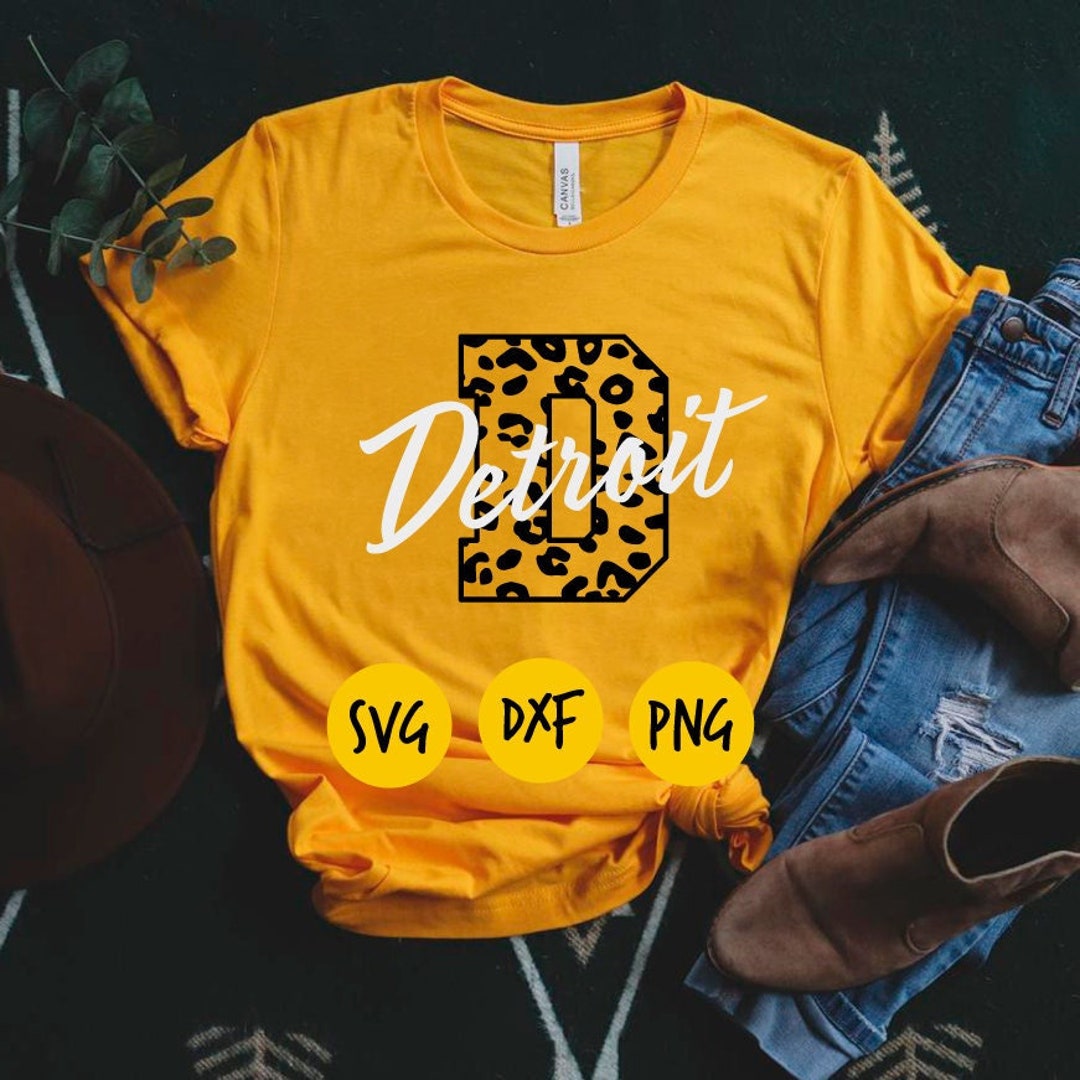 Detroit Svg, Detroit Leopard Svg, Detroit Love Svg, Detroit Dxf ...