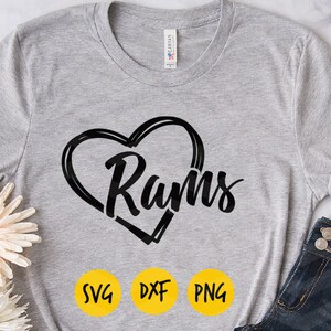 Rams Svg, Rams Heart Svg, Rams Pride, I Love Rams, Forest Life, Ranch ...