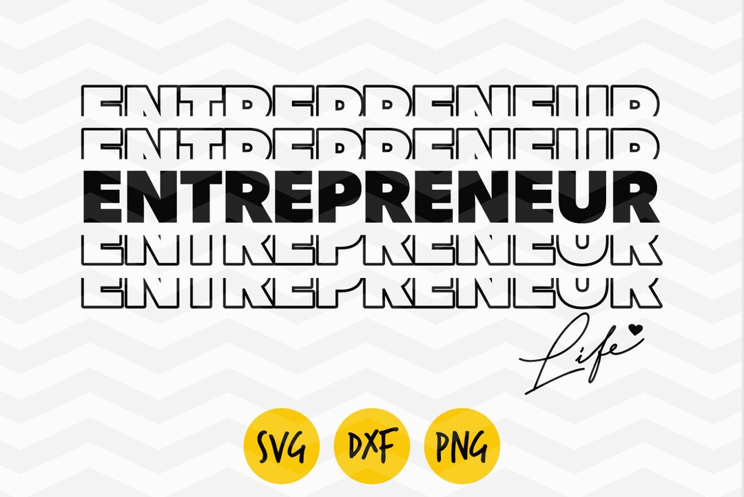 Entrepreneur Svg, Entrepreneur Life Svg, Small Business Silhouette Svg ...