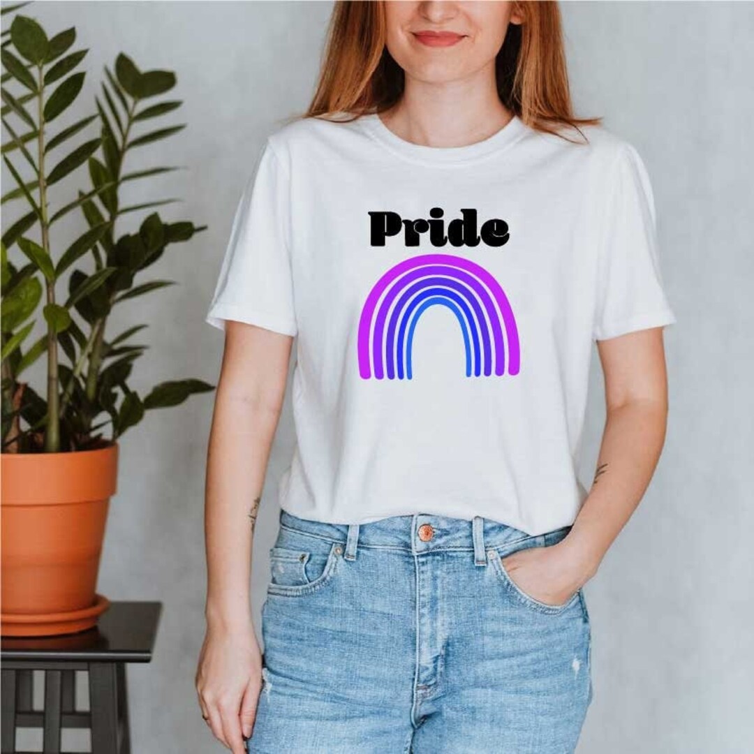 Pride Svg Bisexual Flag Svg Pride Flag Silhouette Svg Bi - Etsy