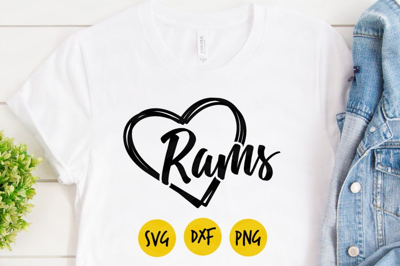 Rams Svg Rams Heart Svg Rams Pride I Love Rams Forest - Etsy