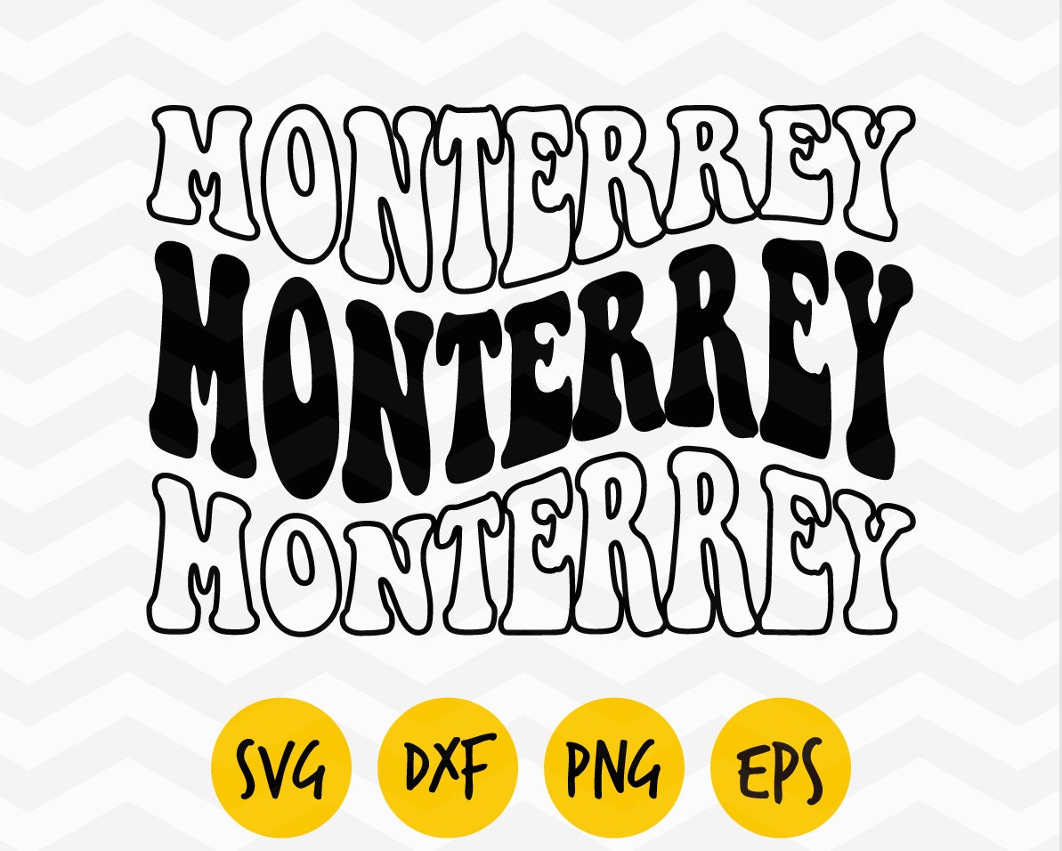 Monterrey Svg, Monterrey Groovy Svg, Mexico Love Svg, Mexico Dxf ...
