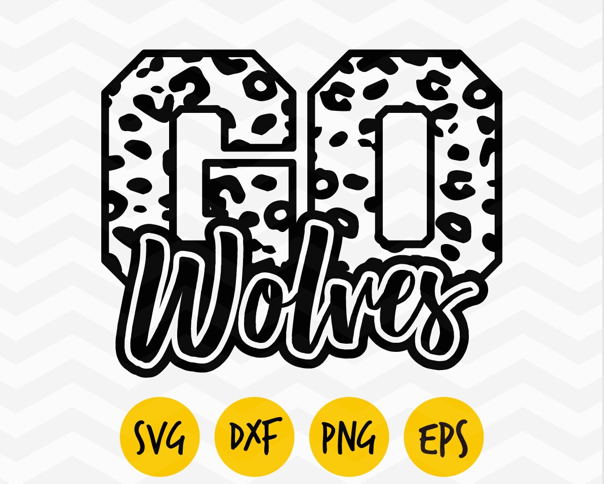 Wolves Svg Go Wolves Svg Wolves Heart Svg Wolves Pride I - Etsy