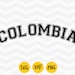 Colombia Svg, Colombia Groovy Svg, Colombia Flag,colombia Love Svg ...