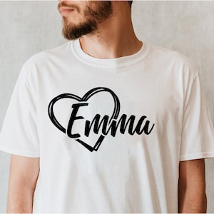 Emma Svg, Emma Heart Svg, I Love Emma, Sister Svg, Girlfriend Svg ...