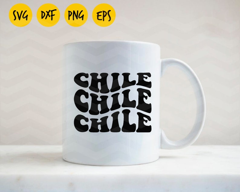 Chile Svg, Chile Groovy Svg, Chile Flag,chile Leopard Svg,chile Love ...