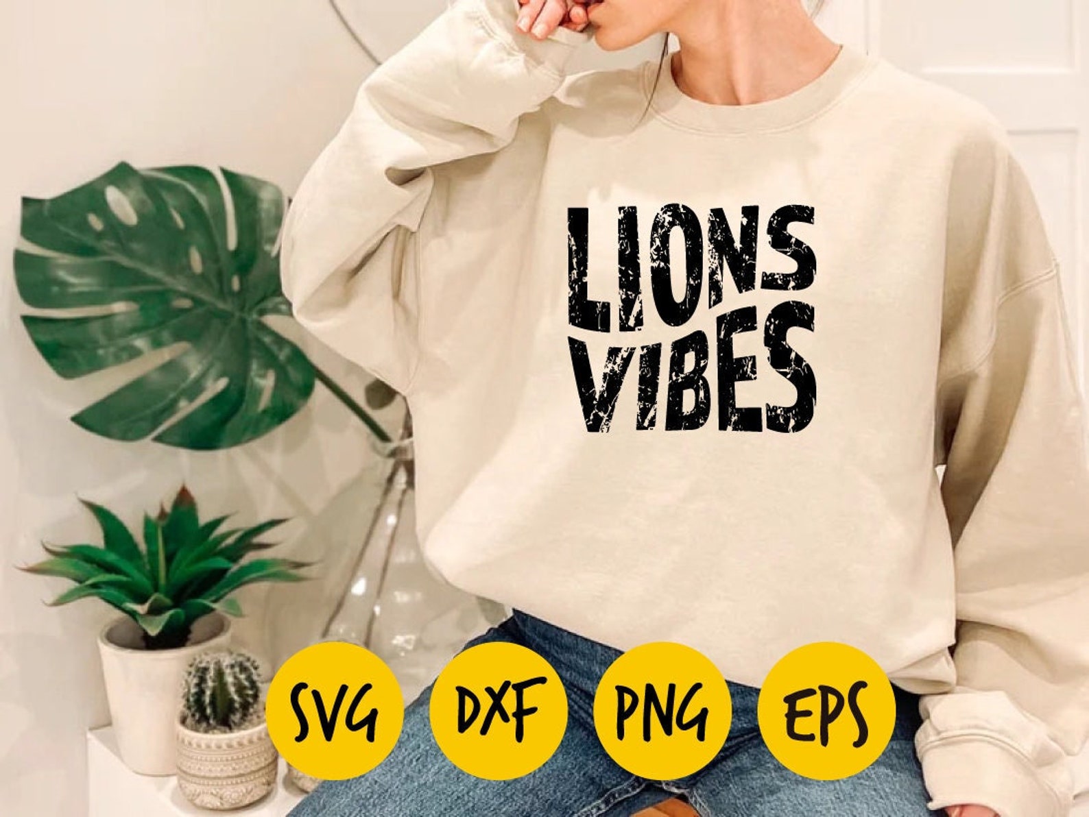 Lions Svg Lions Vibes Svg Lions Distressed Lions Png Go - Etsy