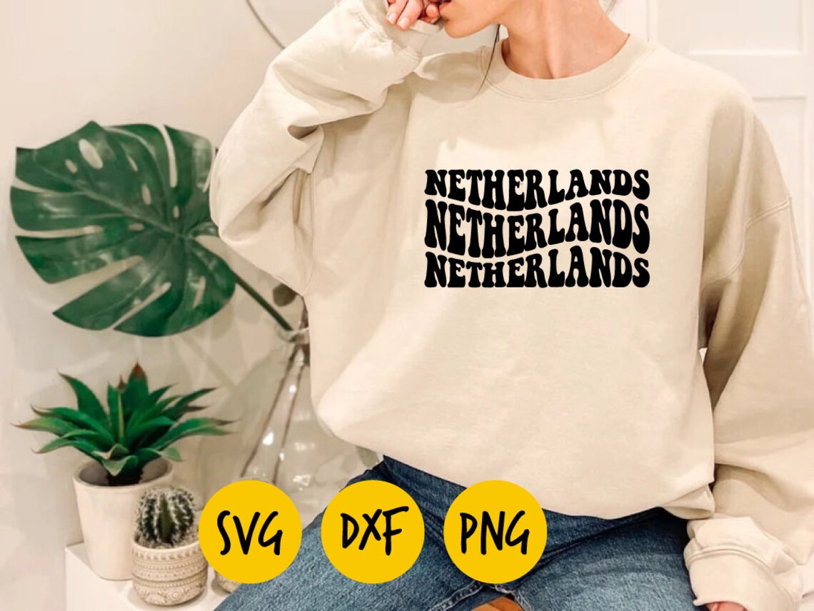 Netherlands Svg, Netherlands Groovy Svg, Netherlands Flag,dutch Love ...