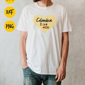 Colombia Svg Colombia It's in My DNA Svg Colombia - Etsy