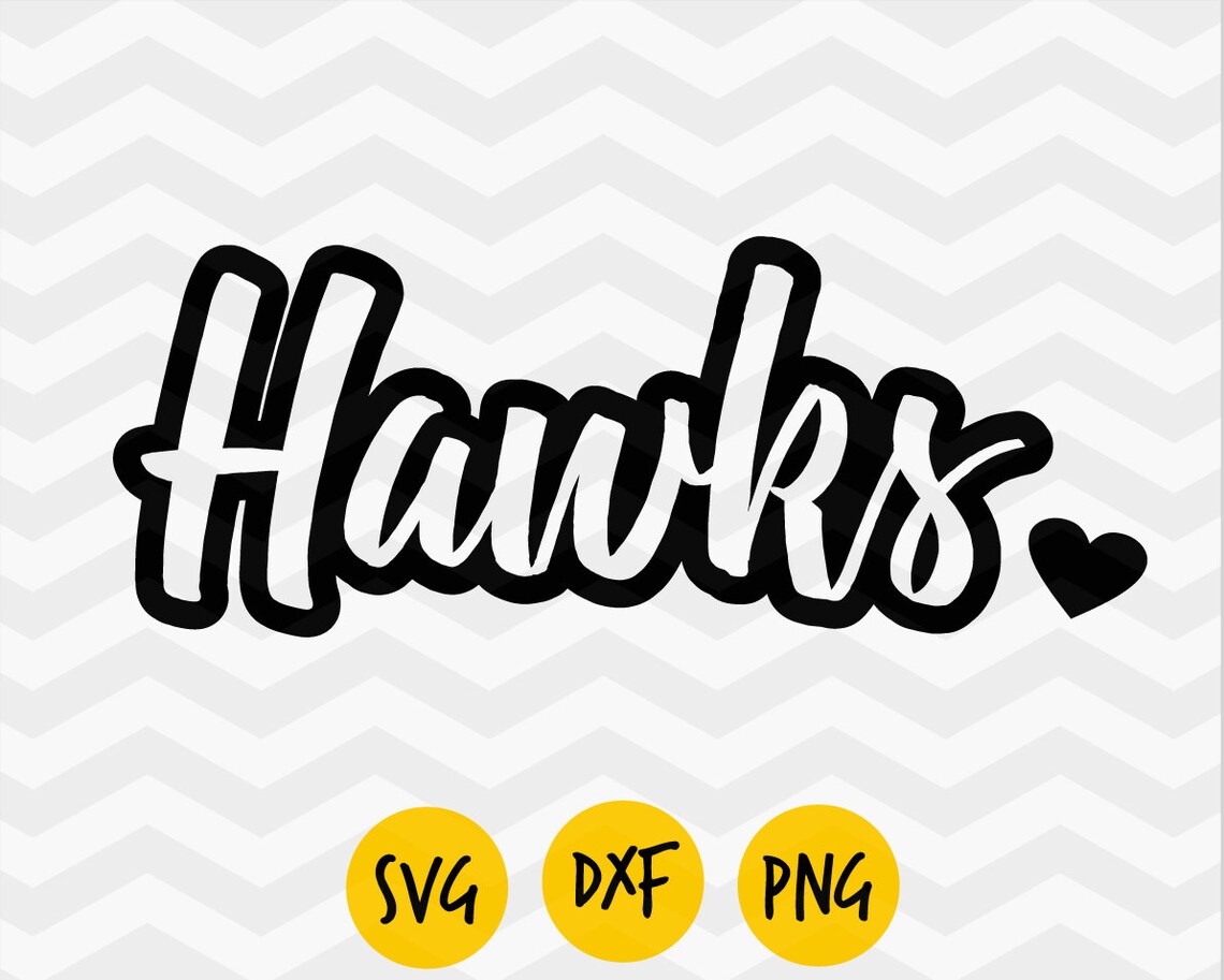 Hawks Svg, Hawks Heart Svg, Hawks Pride, I Love Hawks, Bird Watching ...