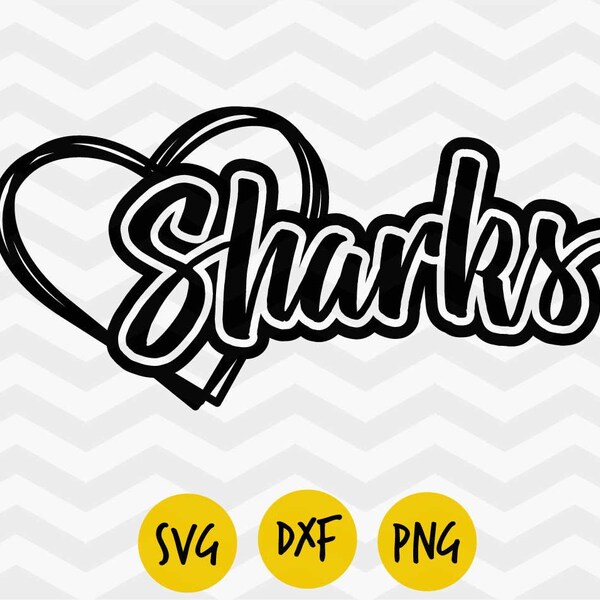 Sharks Softball Svg - Etsy