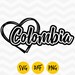 Colombia Svg, Colombia Heart Svg, Colombia Flag,colombia Love Svg ...